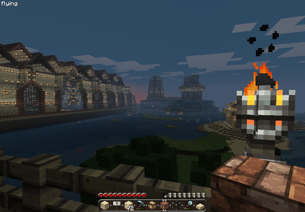 A free build Minecraft Map