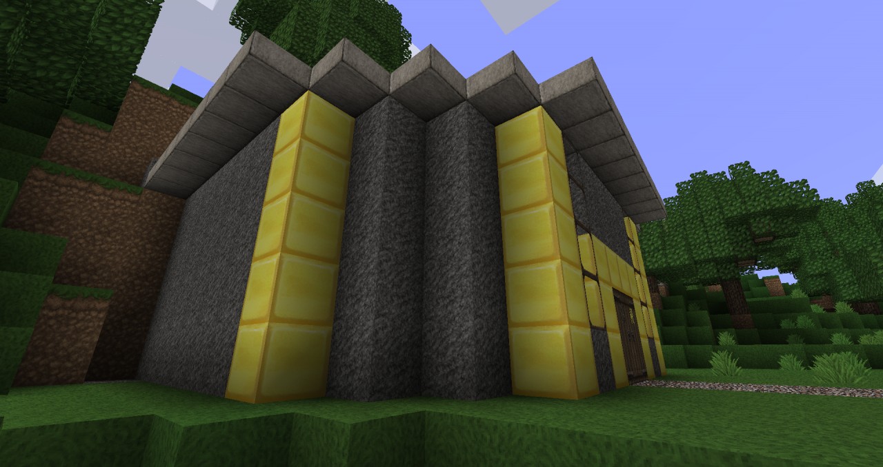 Town Bank with Combination Vault Minecraft Map