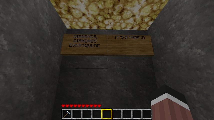Dark room Trap 0.1 Minecraft Map