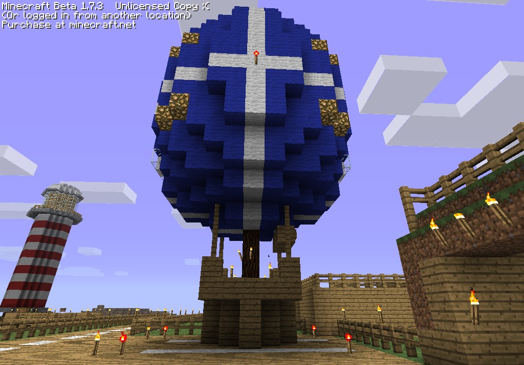 Air balloon Minecraft Map