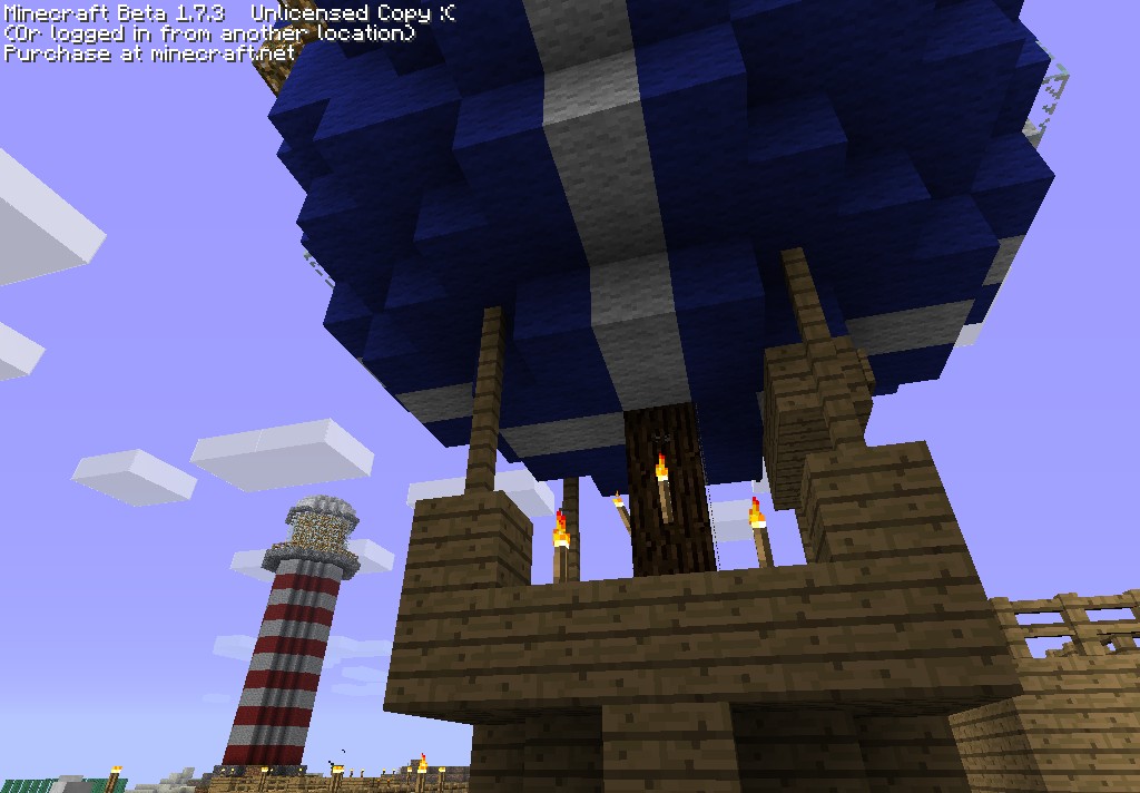 Air balloon Minecraft Map