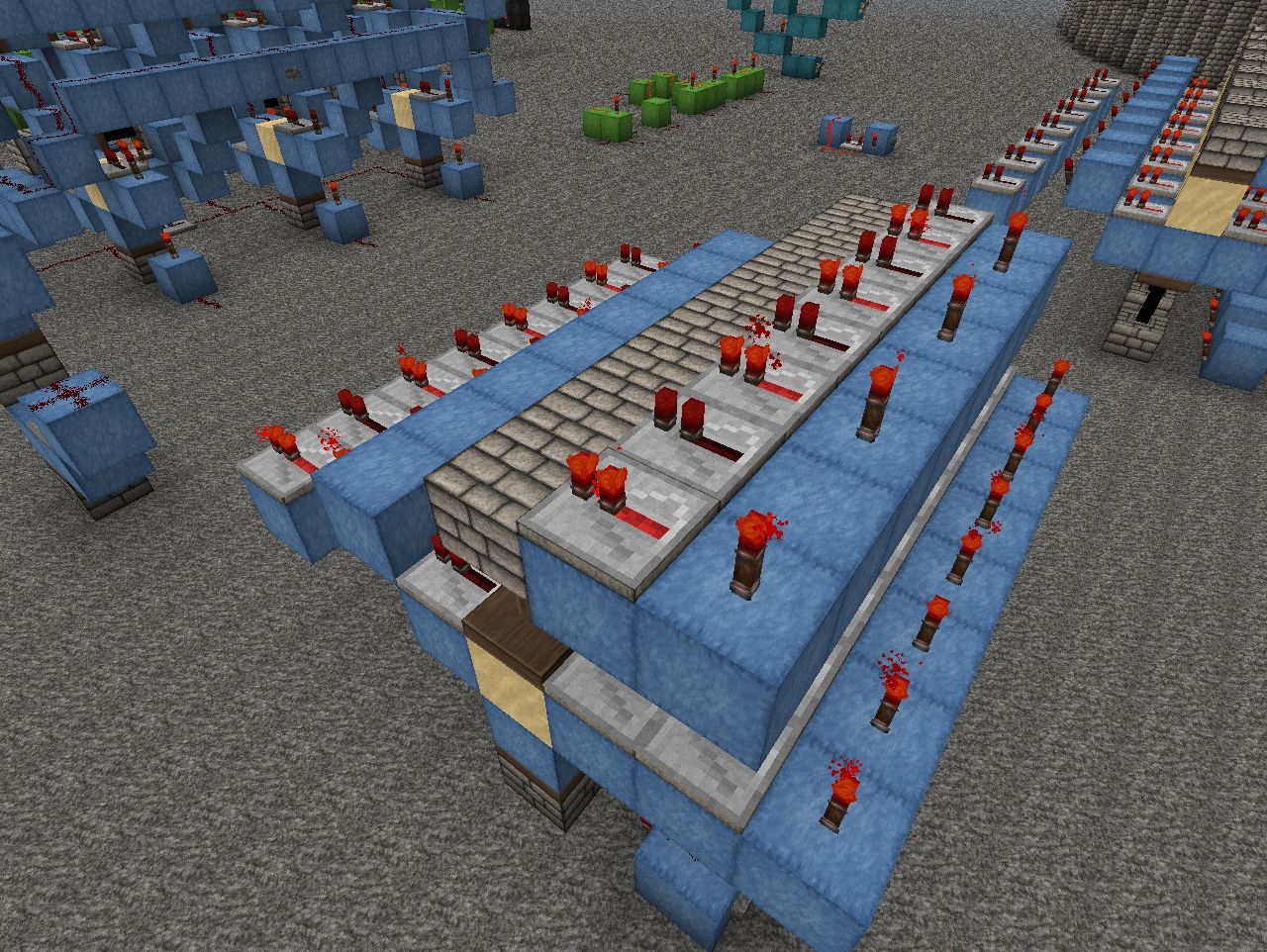 1 Wide Tile Table D Flip Flop Using Pistons! Minecraft Map