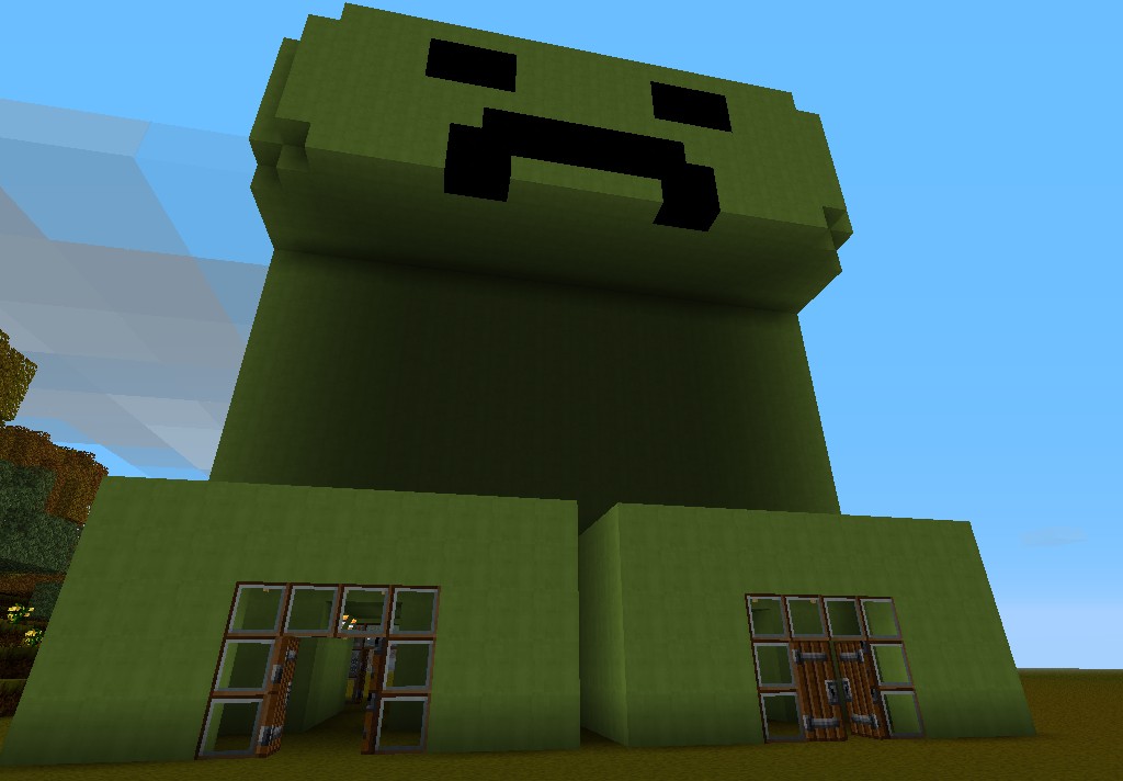 Creeper house Minecraft Map