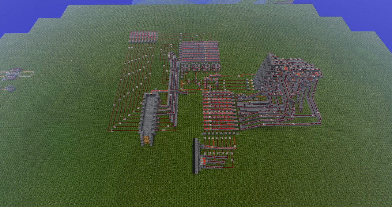 4 Bit Calculator Minecraft Map