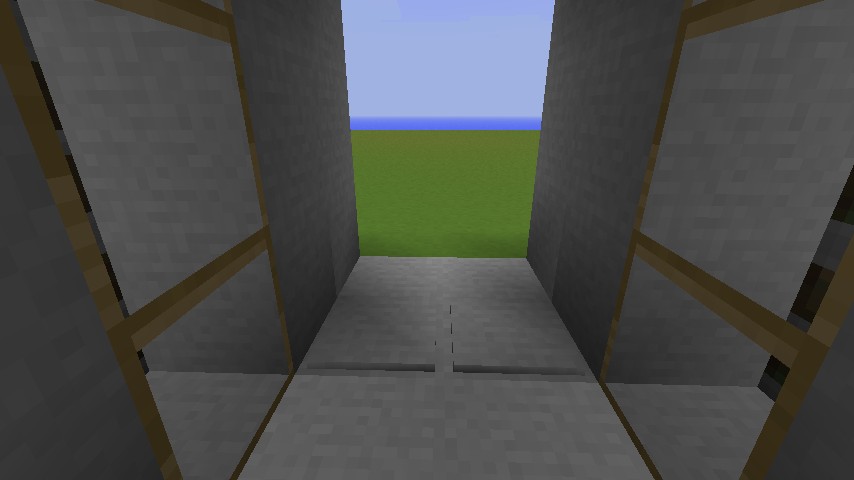 Simple 2x3 Piston Door Minecraft Map