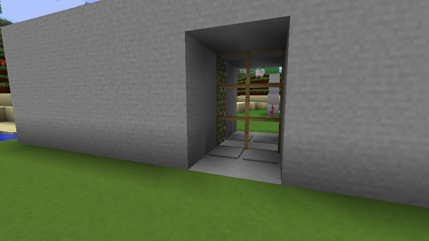 Simple 2x3 Piston Door Minecraft Map