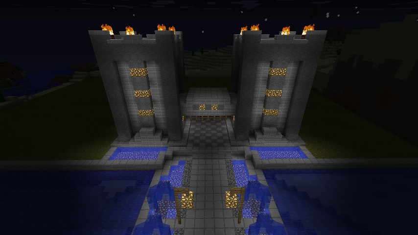 Two Identical Towers, With entrance ( Good for gateway to Town ...