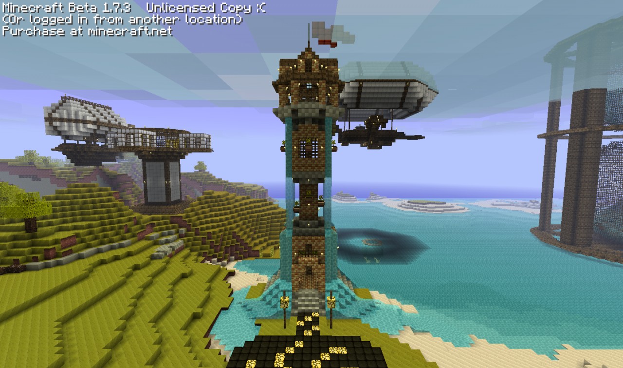 Simple tower Minecraft Map