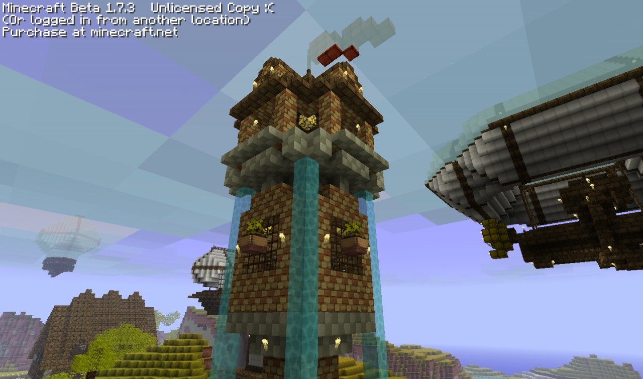 Simple tower Minecraft Map