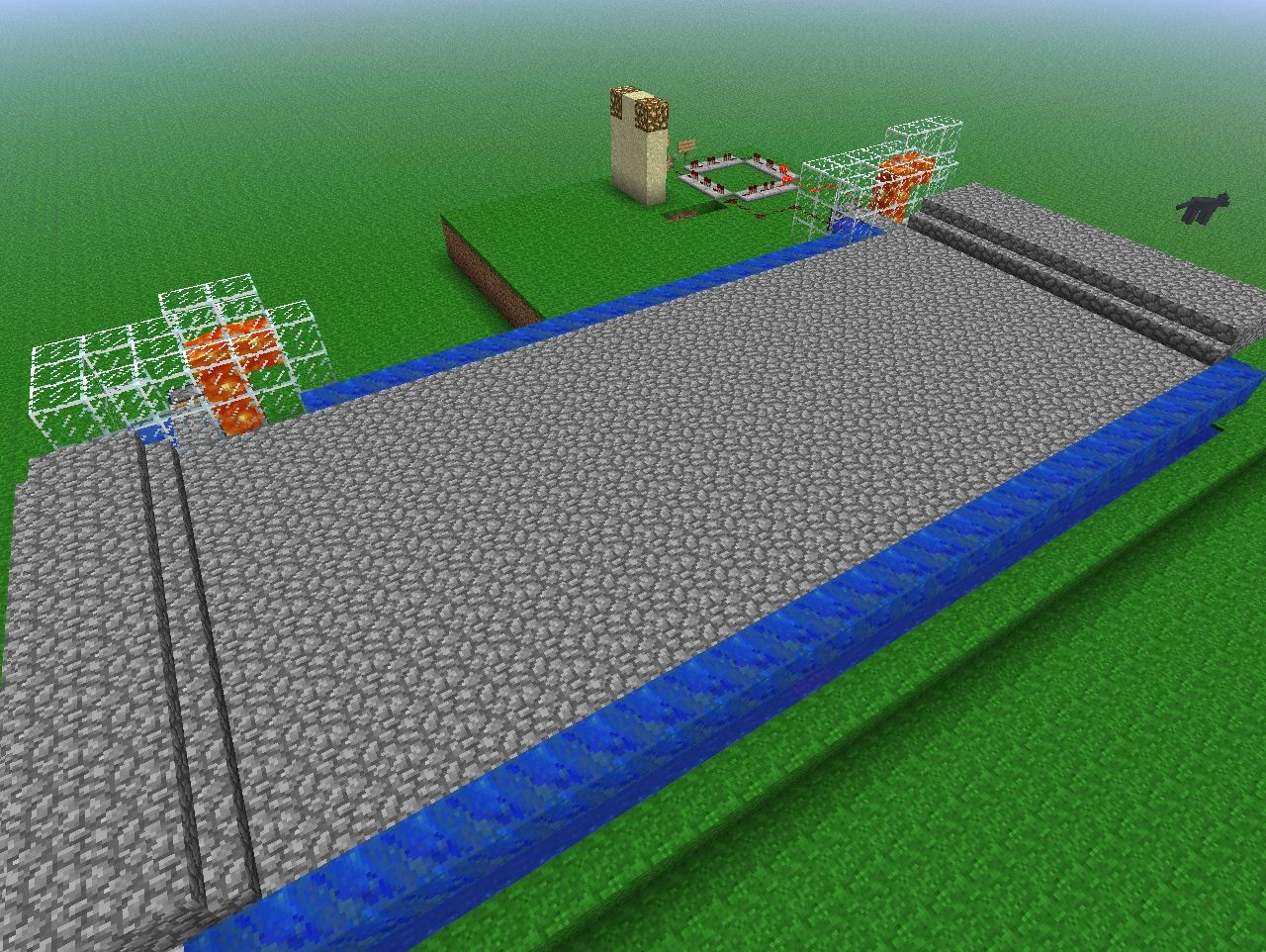 Self-Building Bridge x2 Minecraft Map