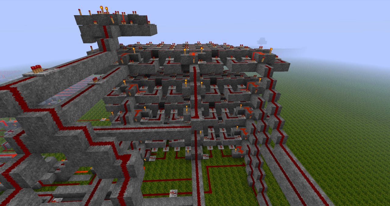 4 Bit Calculator Minecraft Map