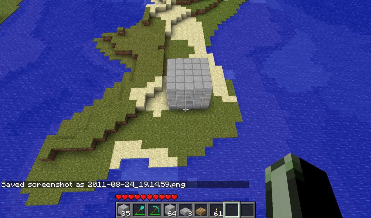 Mini bunker above ground! (legit) Minecraft Map