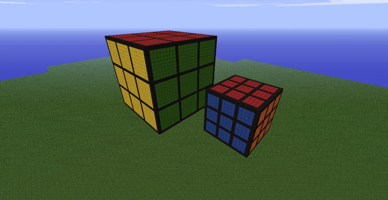 Small/Big Rubix Cubes Minecraft Map