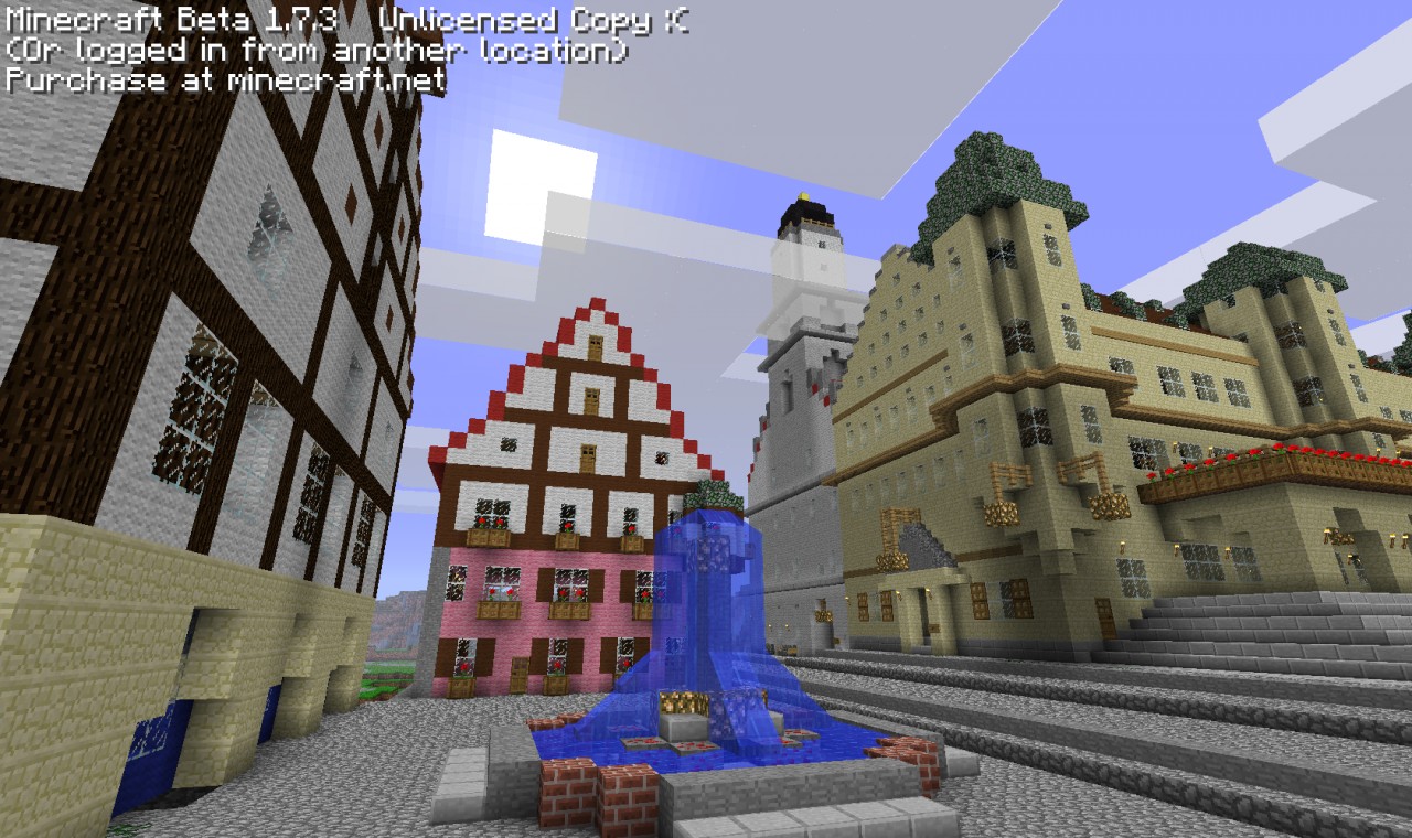 Favorite city inspired world - strawberry sundae building Minecraft Map