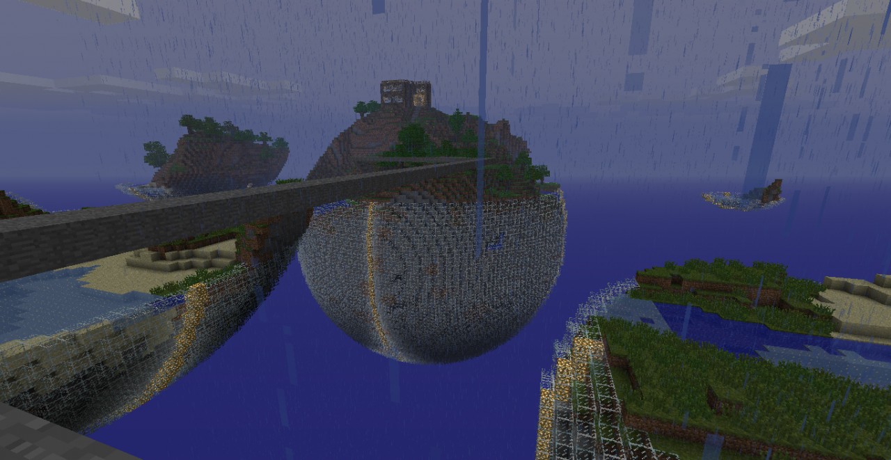 house on sphere Minecraft Map