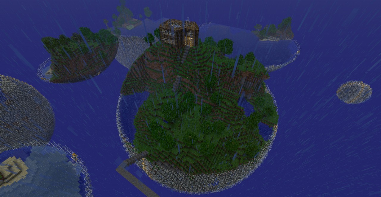 house on sphere Minecraft Map