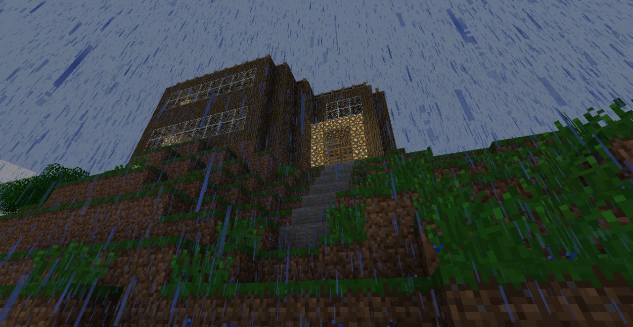 house on sphere Minecraft Map