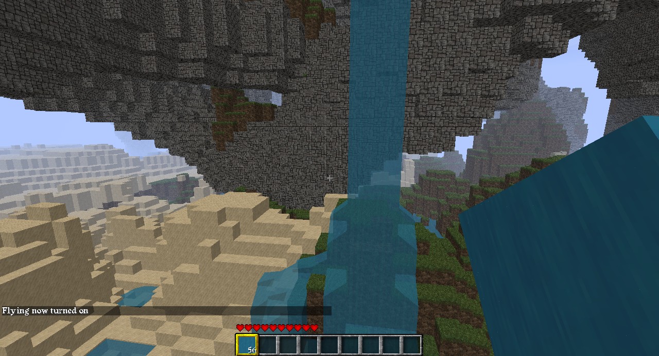 giant cobblestone structure Minecraft Map