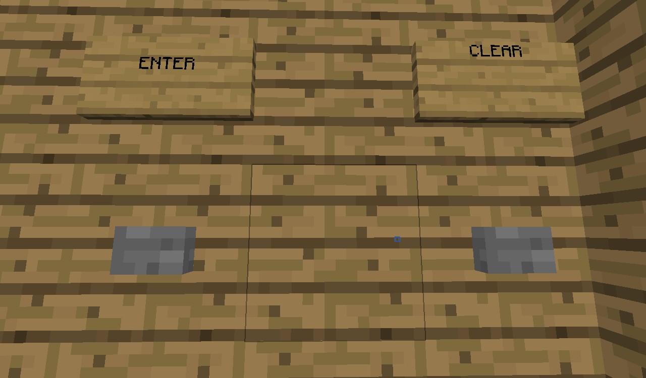5 Digit Code Lock Minecraft Map