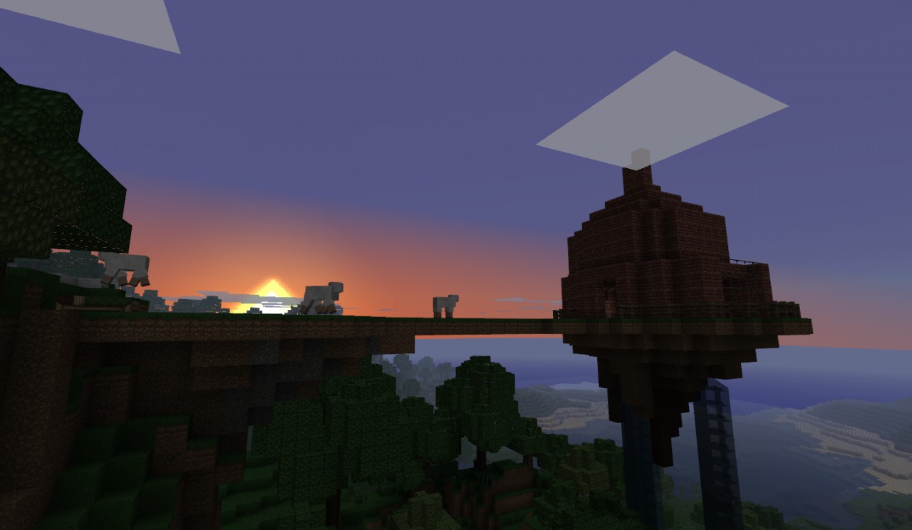 House on the Edge... Minecraft Map
