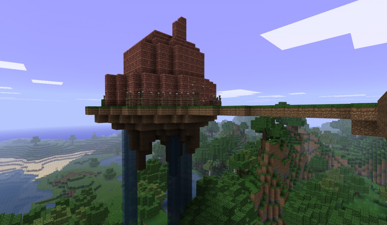 House on the Edge... Minecraft Map