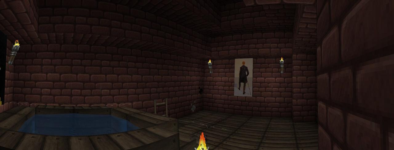 House on the Edge... Minecraft Map