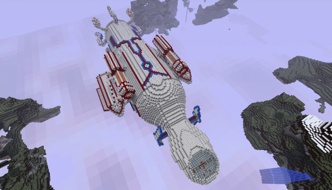 "Leviathan" Battle Barge Minecraft Map