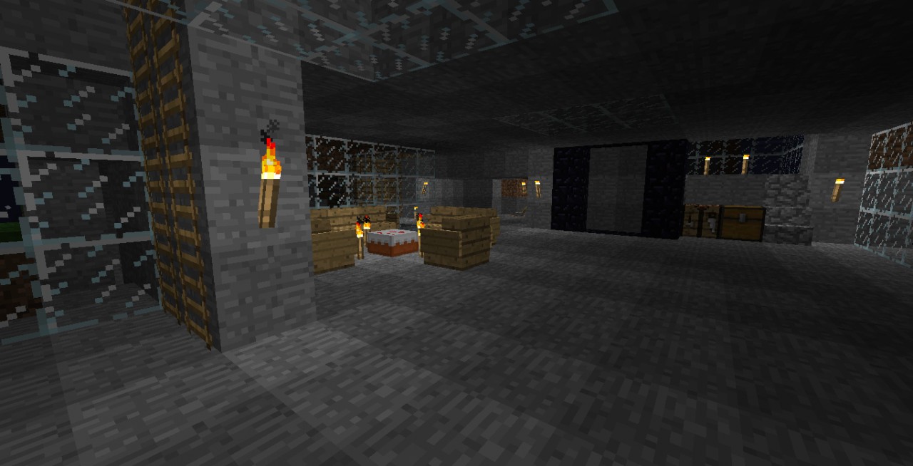 Cave House With Outside Area Minecraft Map