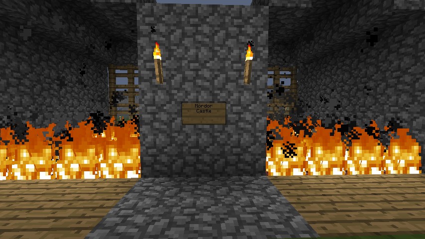 Mordor Castle Minecraft Map