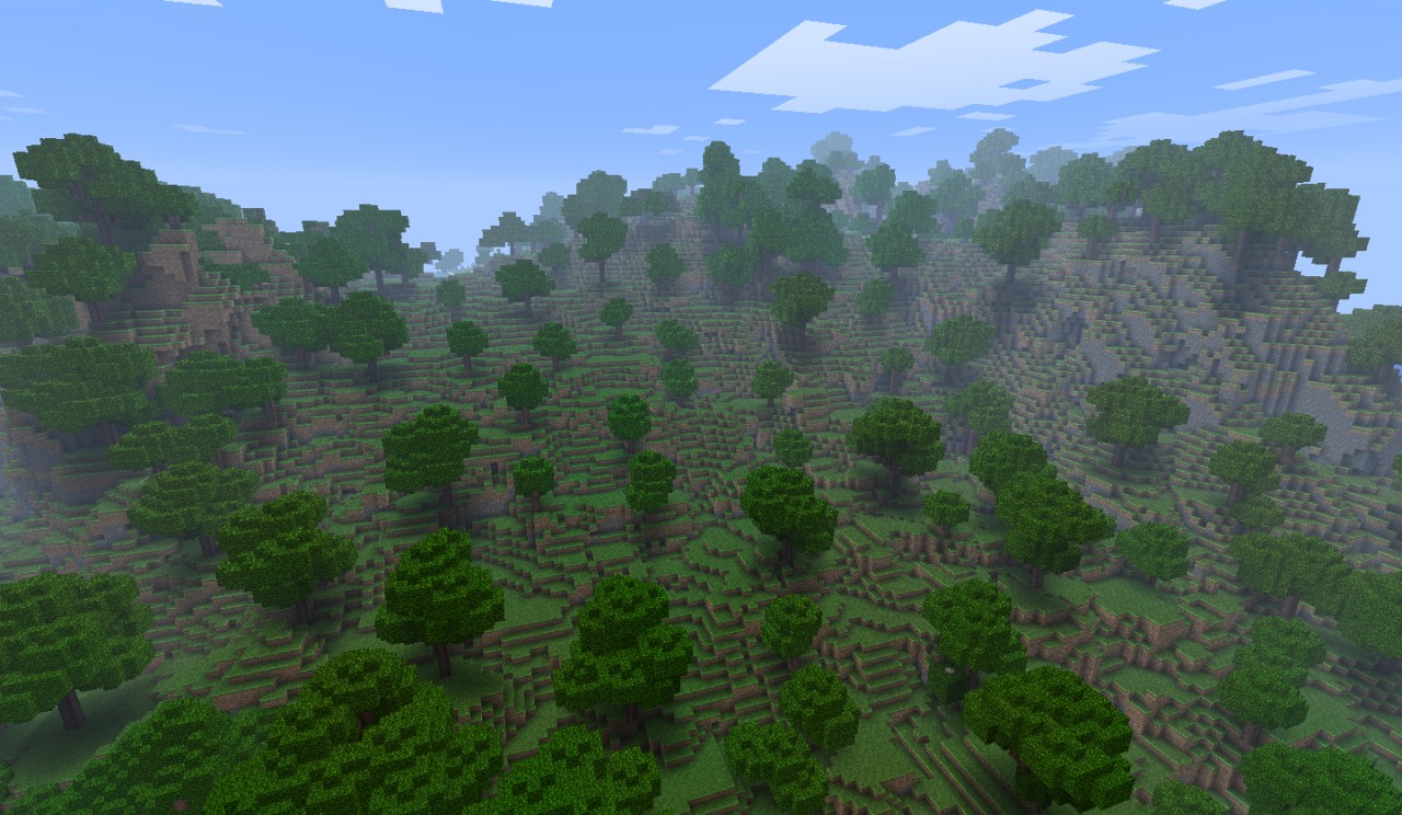 1.7 - Deep Valley: Custom Terrain Minecraft Map
