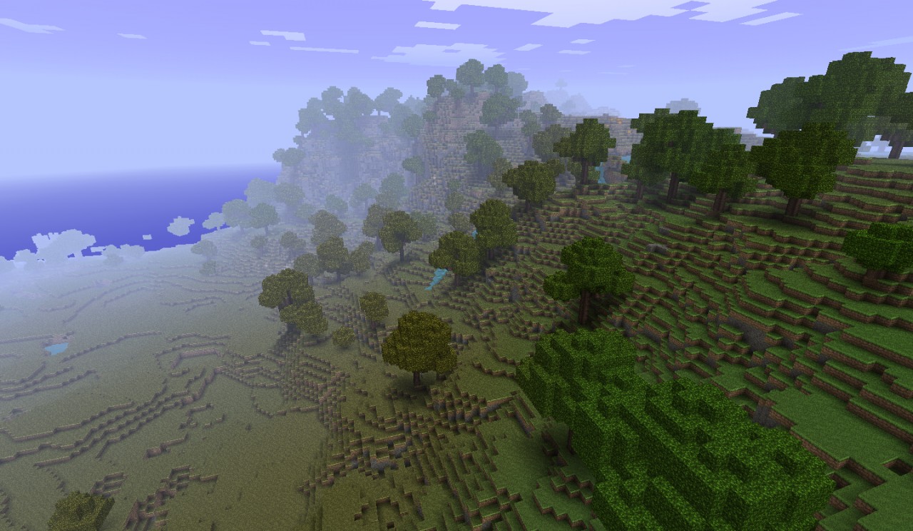 1.7 - Deep Valley: Custom Terrain Minecraft Map