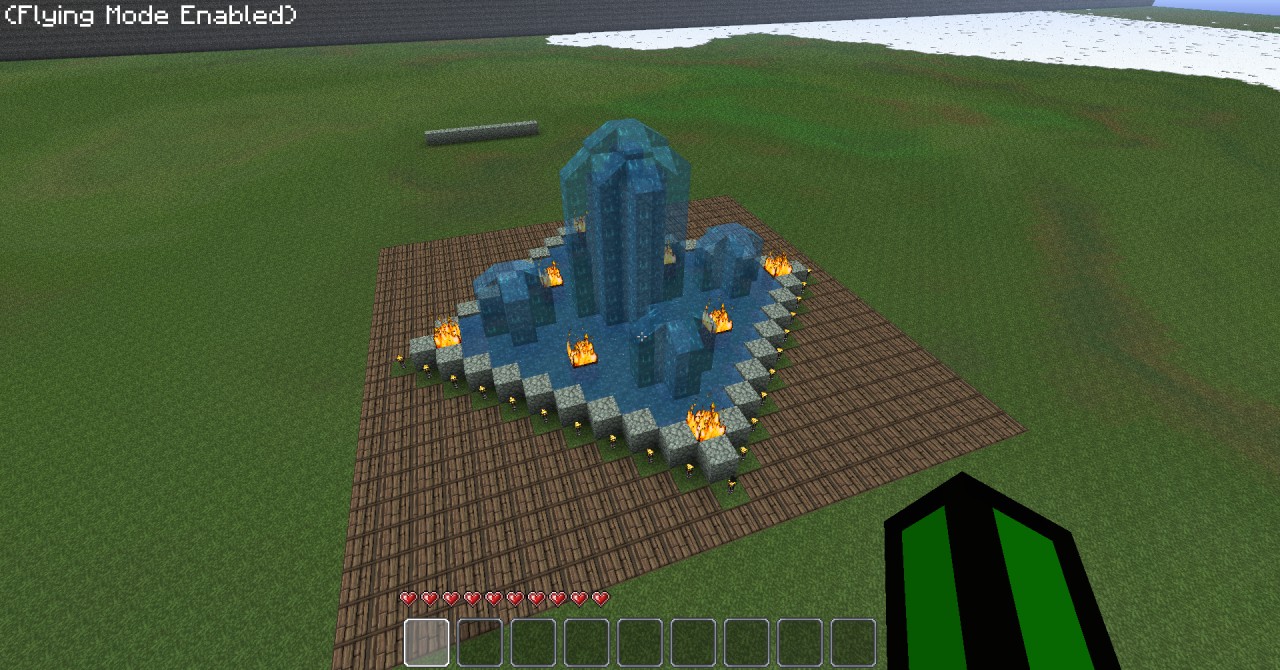 Large Fountain. Minecraft Map