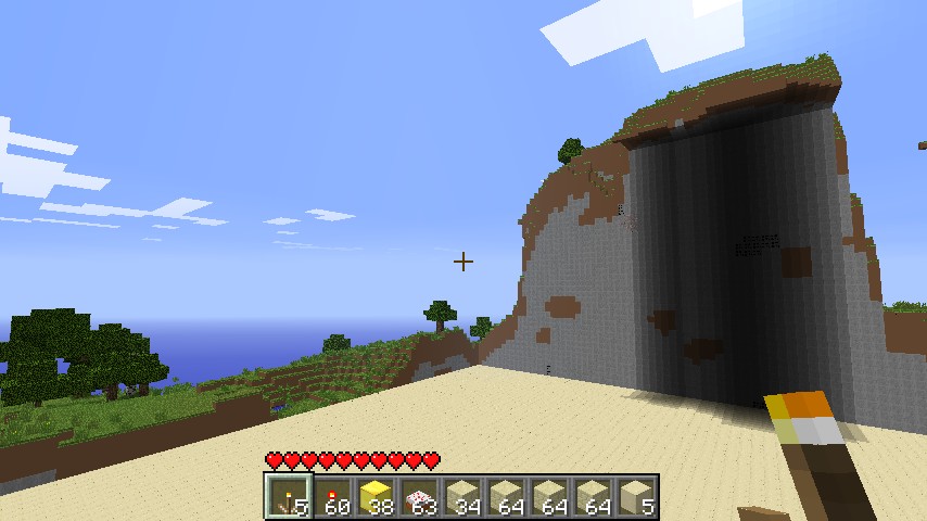 Sand stone Pyramid. Minecraft Map
