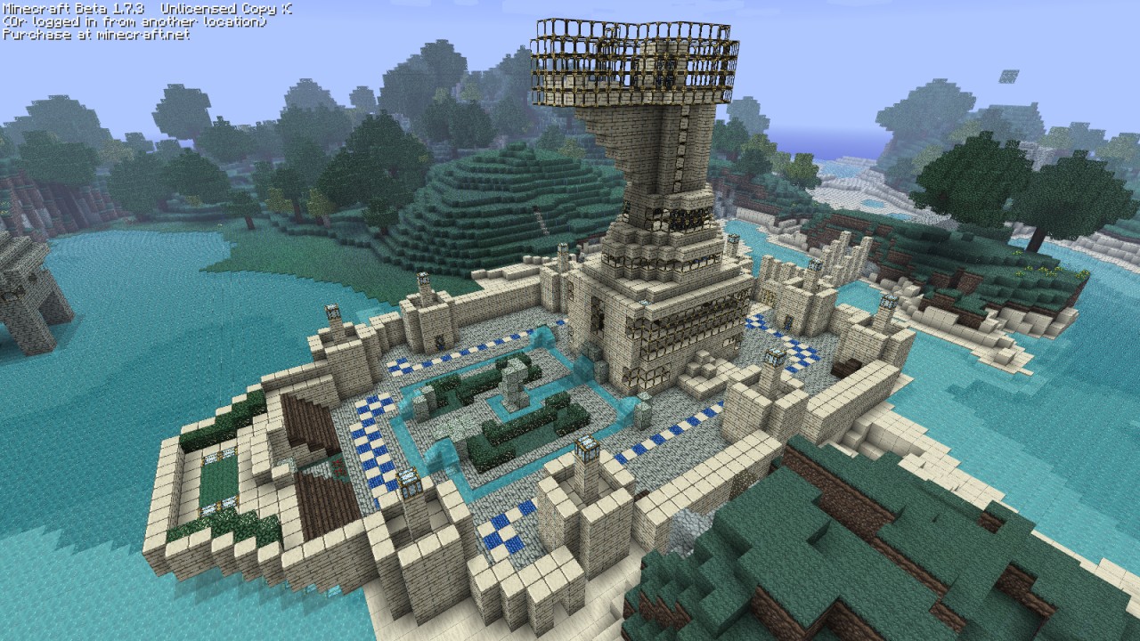 Beach Castle Minecraft Map