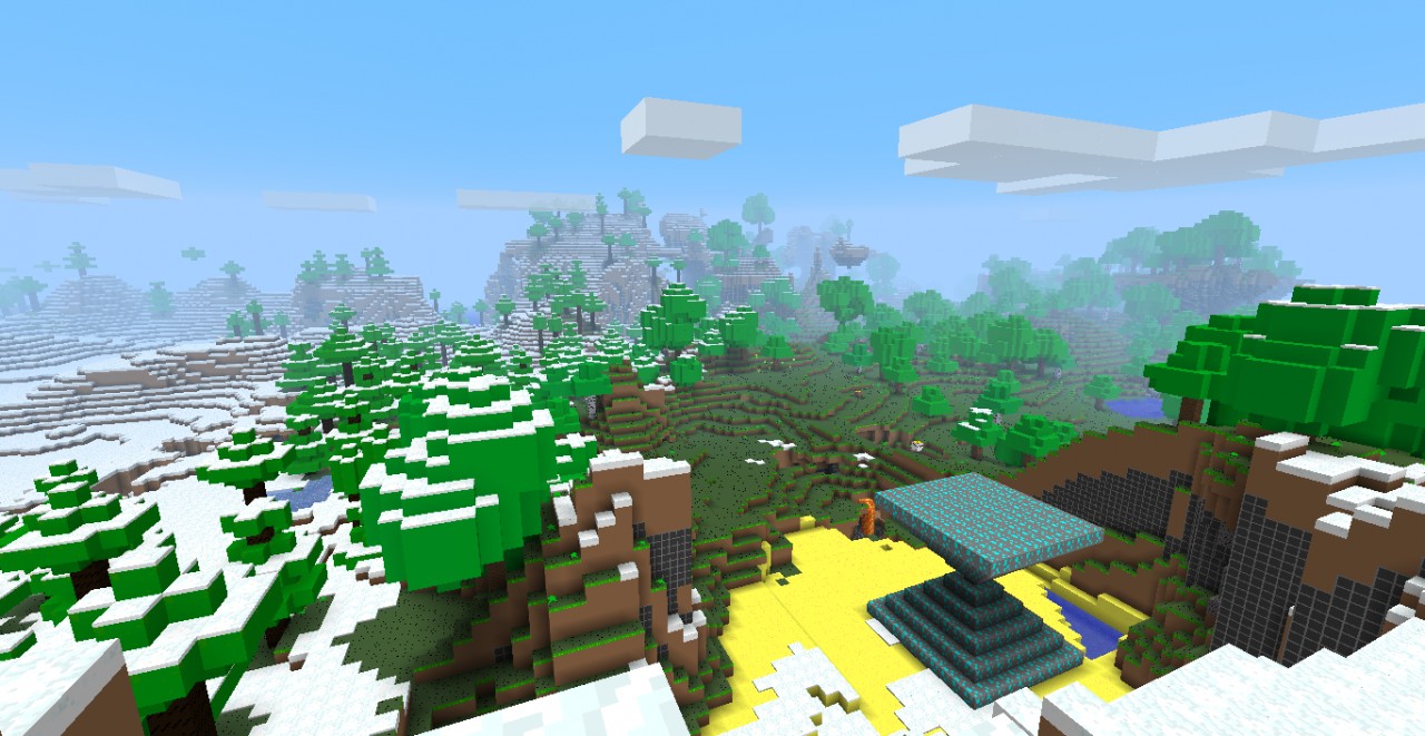 The best spawn EVER! Minecraft Map