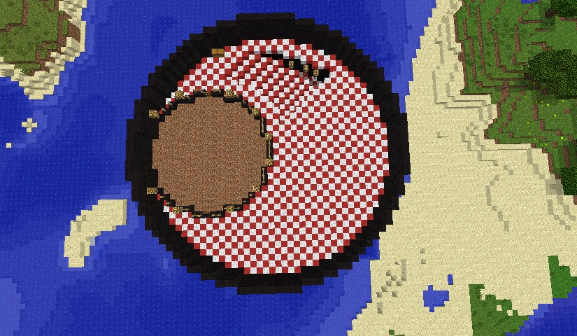 Spleef Eye Minecraft Map