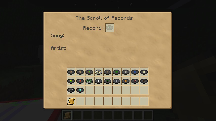 Records++ v0.4 Minecraft Mod