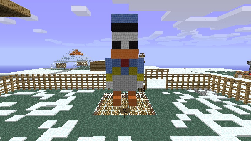 Donald Duck Minecraft Map