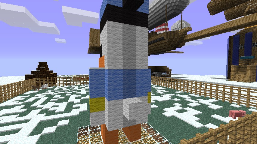 Donald Duck Minecraft Map
