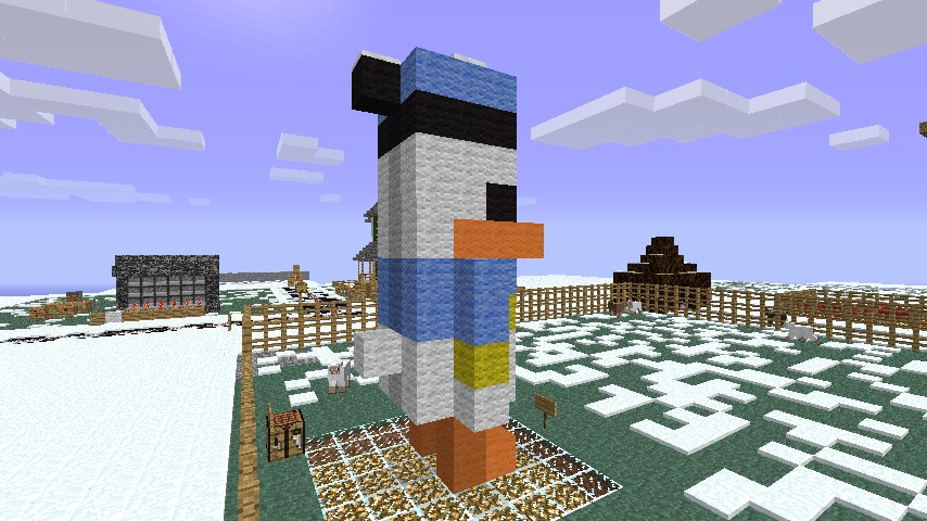 Donald Duck Minecraft Map