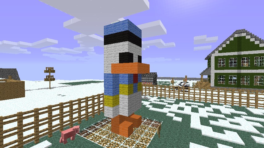 Donald Duck Minecraft Map