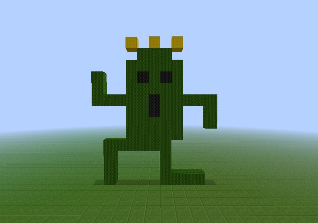 *Cactuar Pixel Art* (Final Fantasy) Minecraft Map