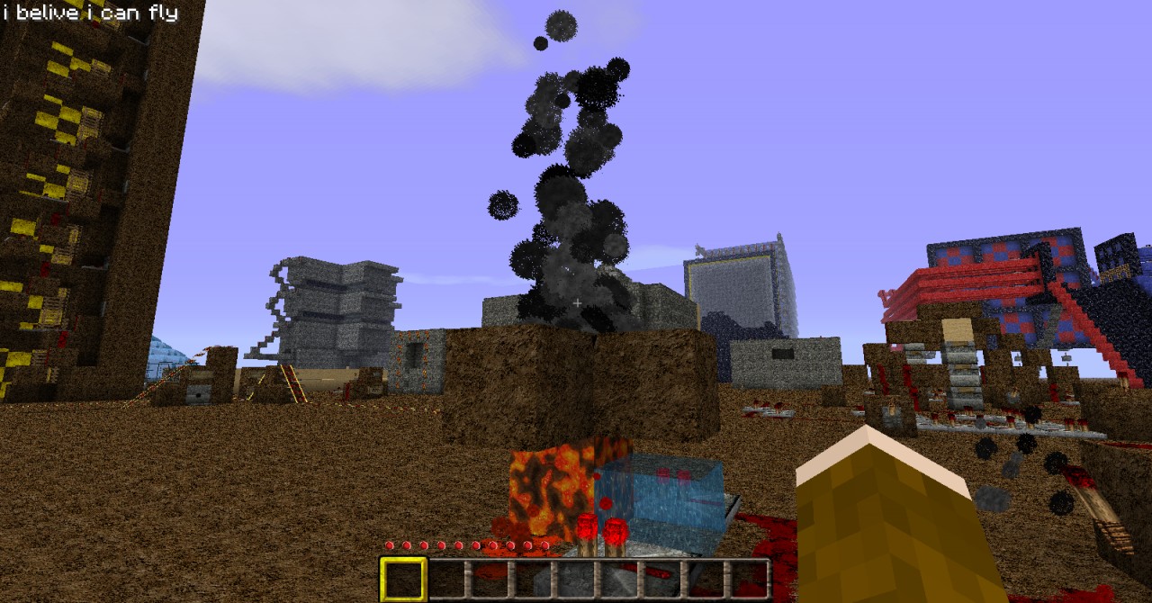 machine a fumée (fog machine) redstone Minecraft Map