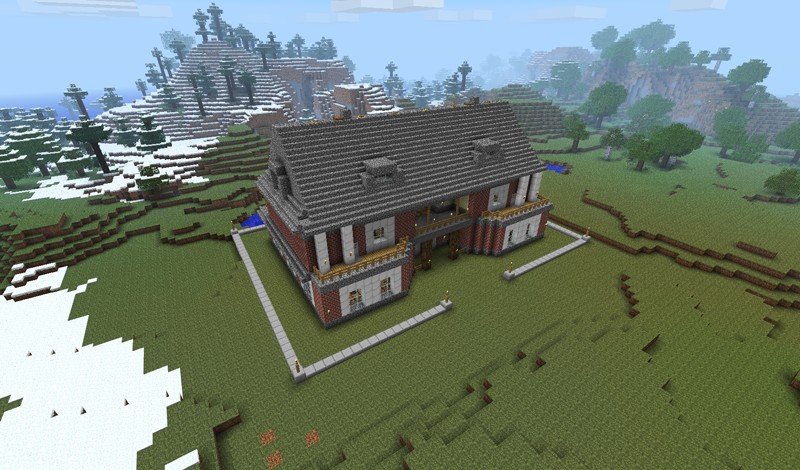 Mansion house Minecraft Map