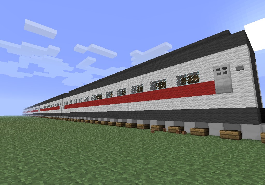 German Trains, Part 2/9 IC-Train Minecraft Map