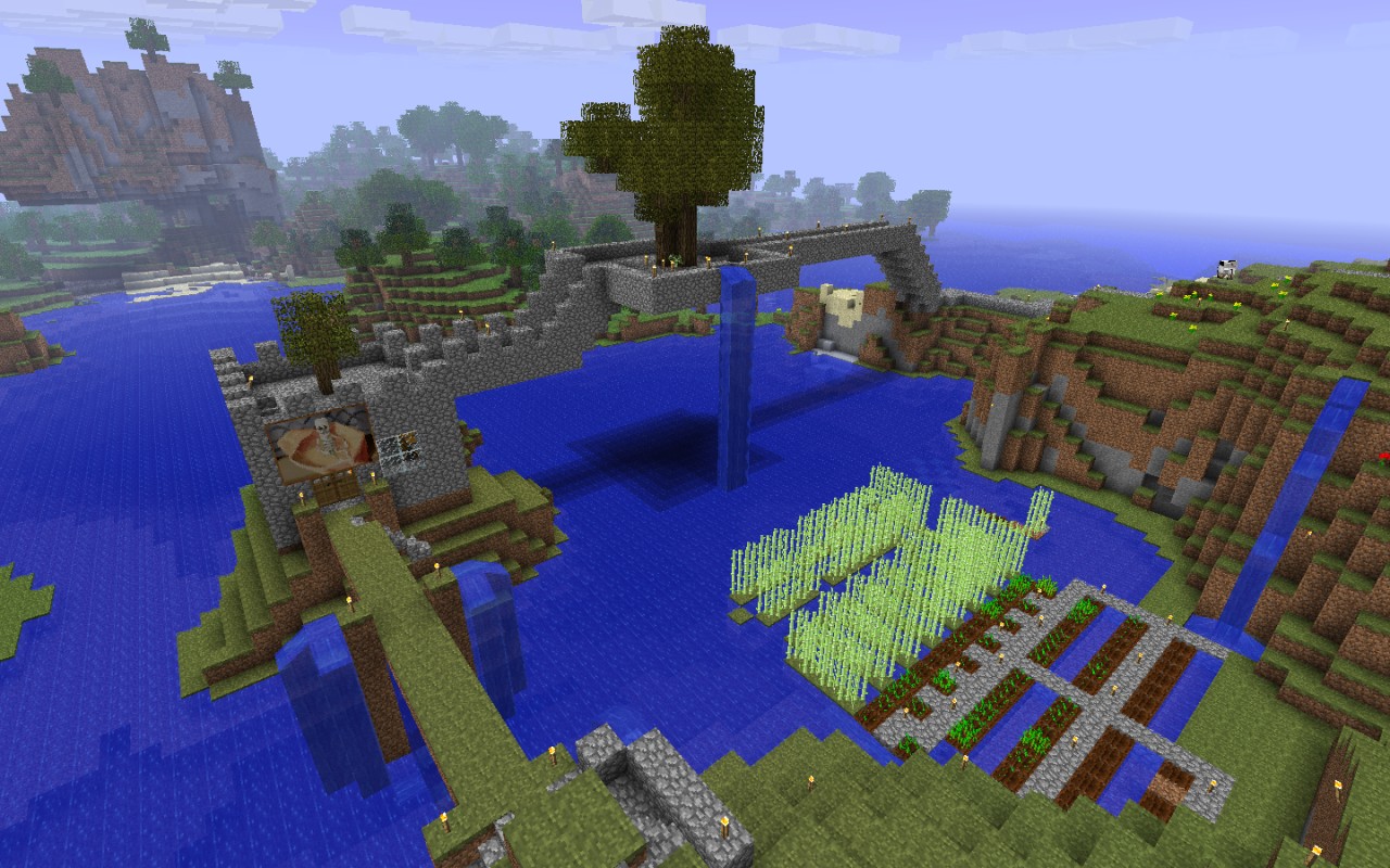 Water Castle Minecraft Map