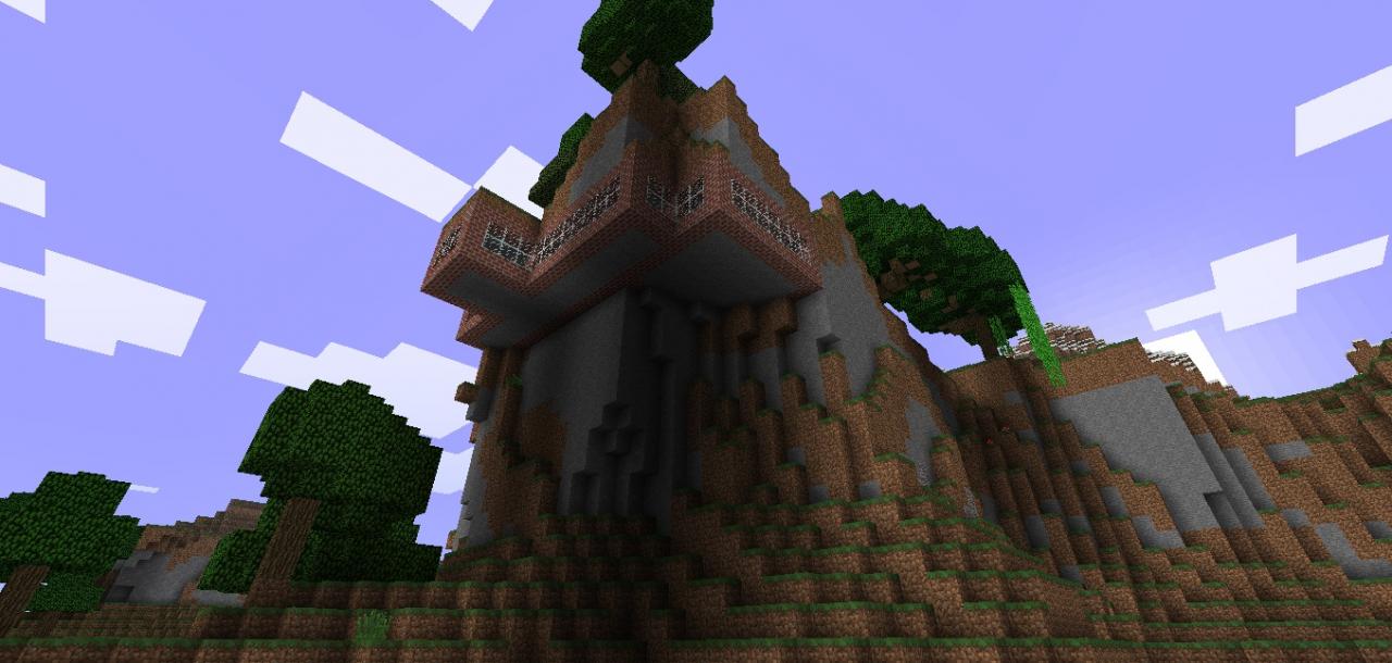 Mountain edge House Minecraft Map