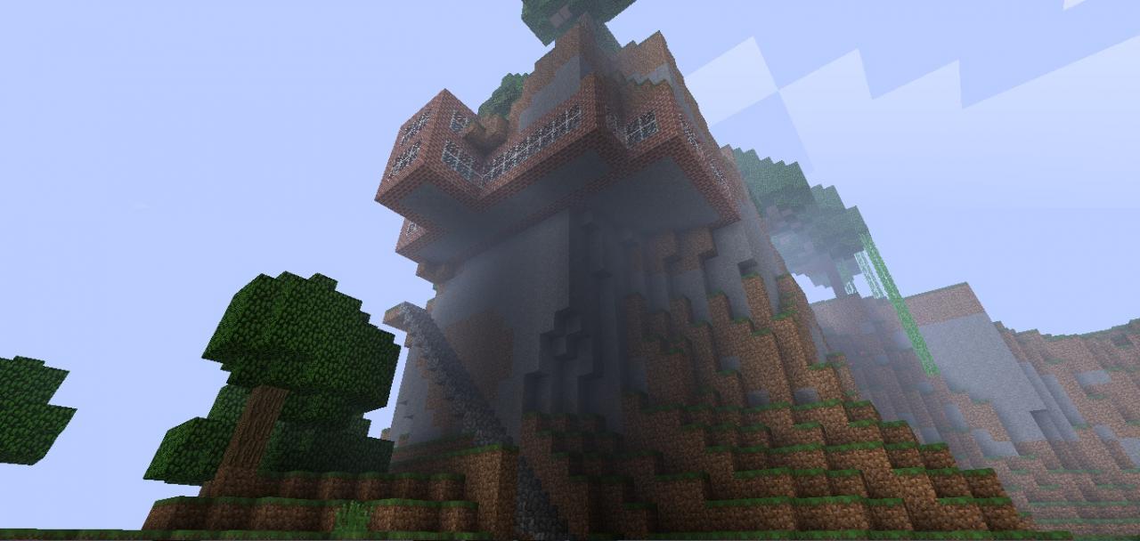 Mountain edge House Minecraft Map