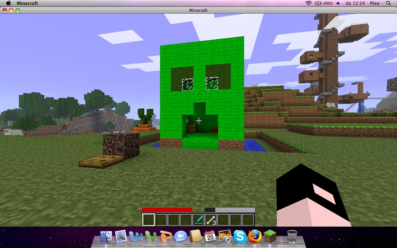 creeper/slime house Minecraft Project