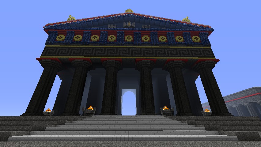 Zeus Statue Minecraft Project